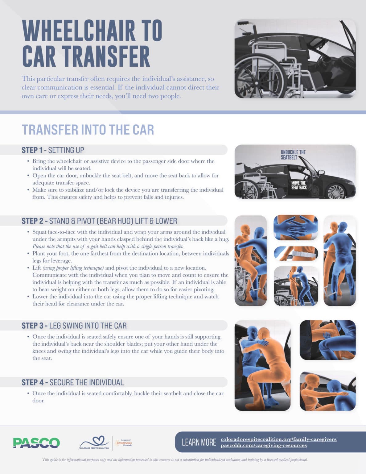 Wheelchair to Car Transfer (Training Video & Guide) - PASCO