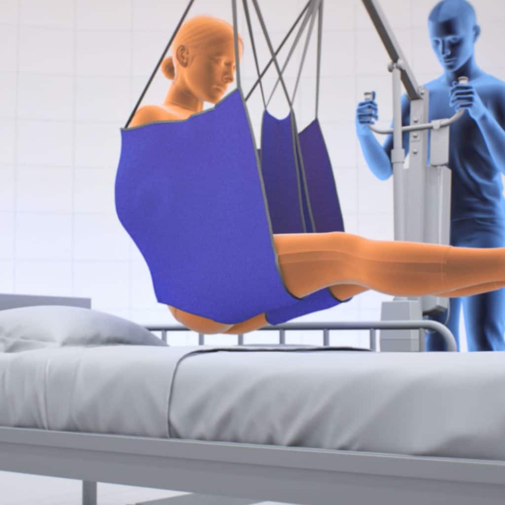 Hoyer Lift / Body Sling Transfer to Wheelchair - PASCO