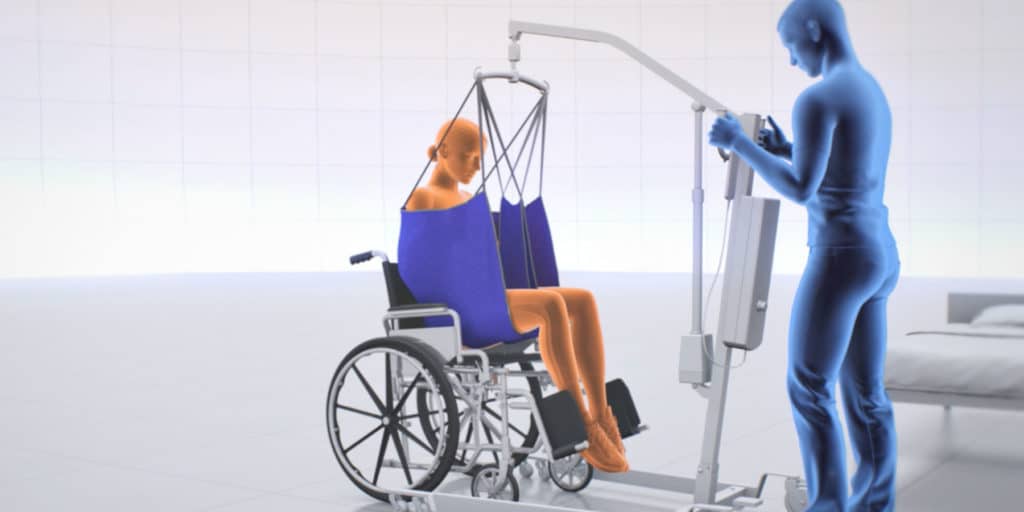 Hoyer Lift / Body Sling Transfer to Wheelchair - PASCO